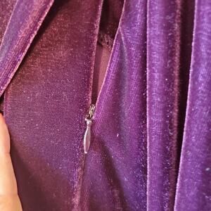 Adonna | Intimates & Sleepwear | Vtg Purple Velvet Housecoat Royal Robe ...